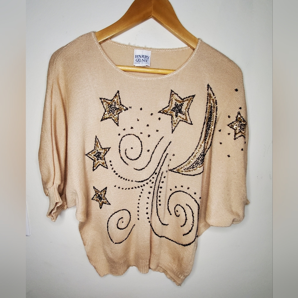 Barry & Me Ladies Vintage Sweater Large - Gem